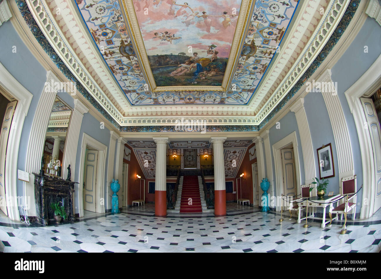 Interior of the Achilleion Museum. Corfu, Greece Stock Photo - Alamy