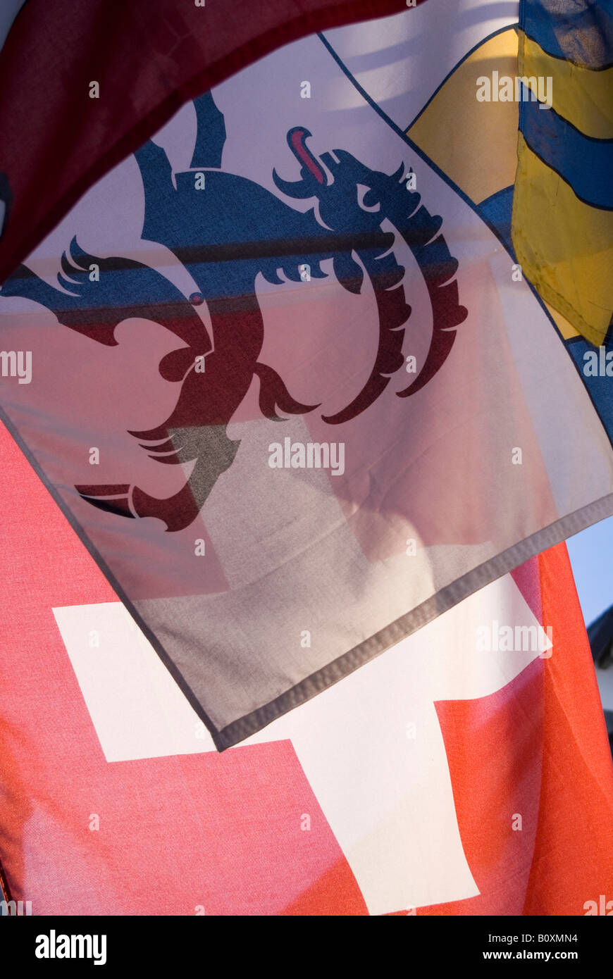 Flag of grisons hi-res stock photography and images - Alamy