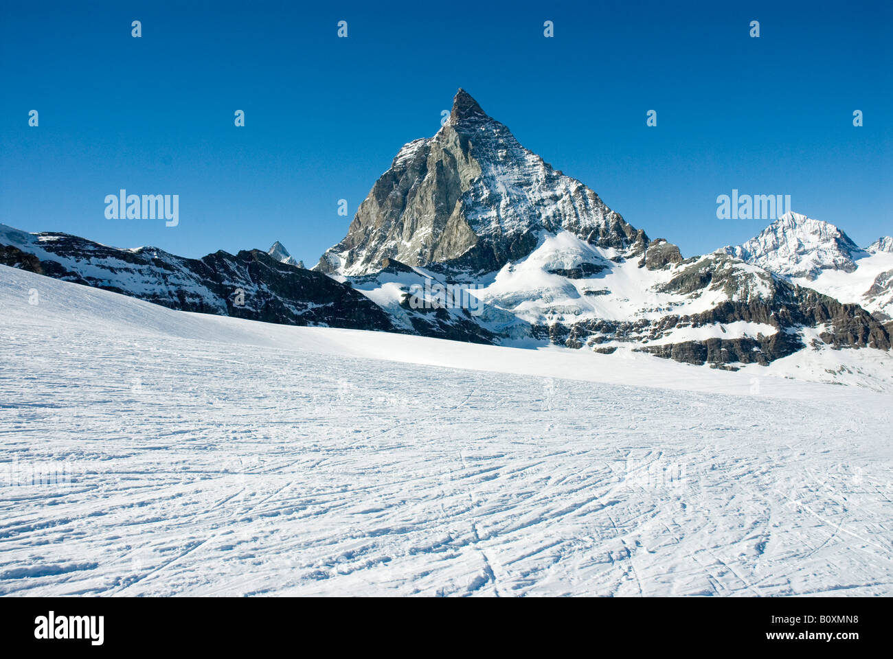 Matterhorn blue sky hi-res stock photography and images - Alamy
