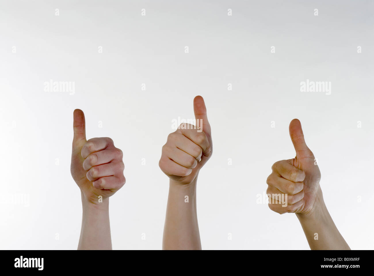 Hands, gesturing, thumbs up Stock Photo - Alamy