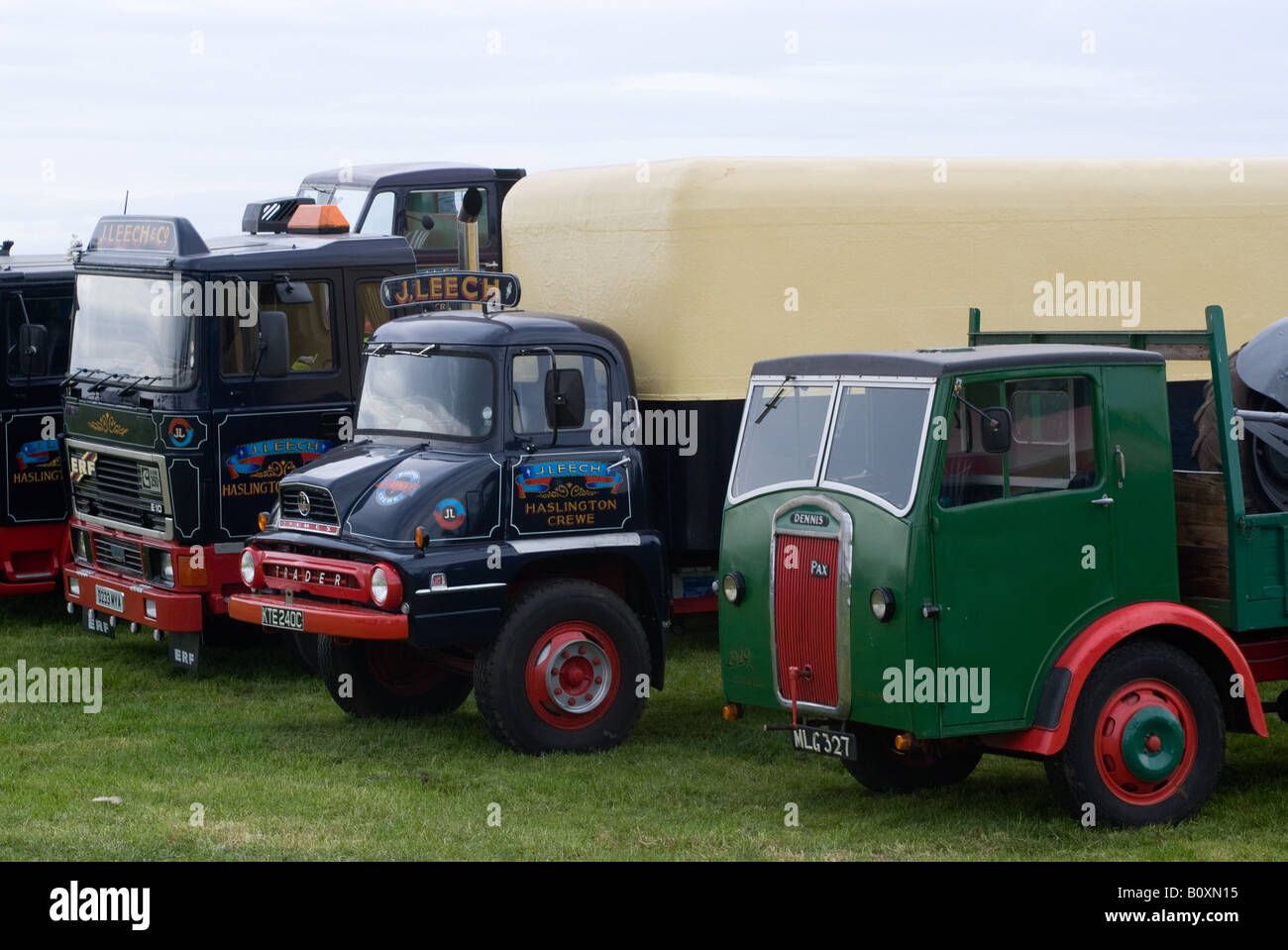 ERF E10 Tractor Unit with 1965 Ford Thames Trader and 1949 Dennis Pax ...
