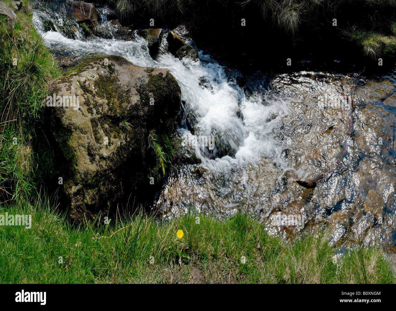 waterfall cascade falls white water rushing falling flowing rapids ...