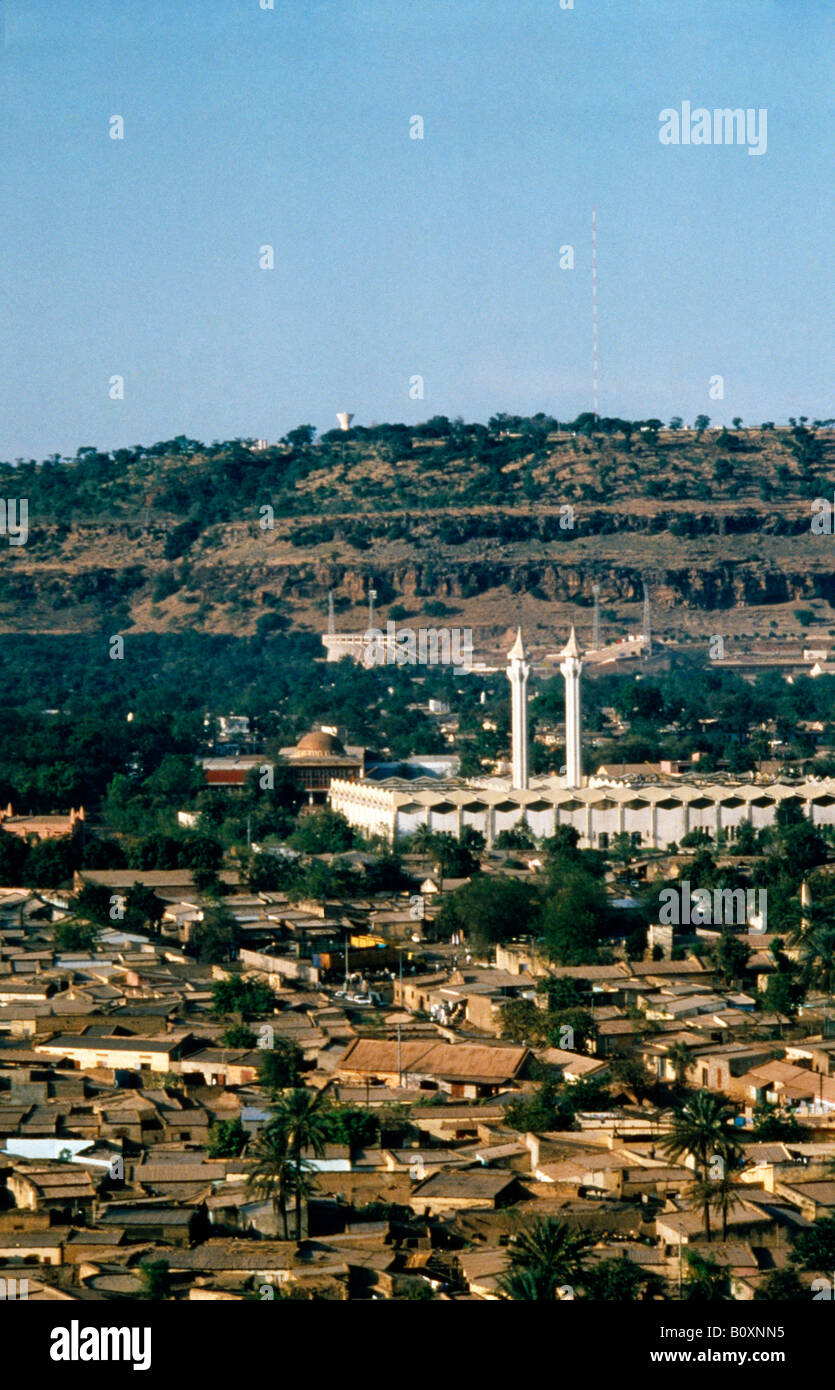 Mali Central View Of Bamako From Hotel De Amitie Stock Photo - Alamy