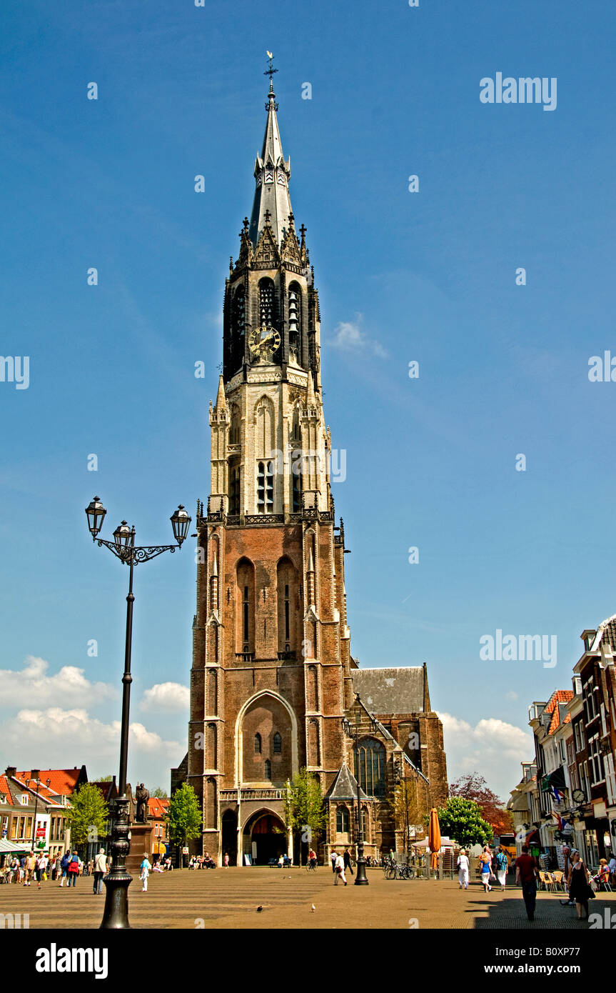 Nieuwe Kerk New Church Delft Netherlands holland dutch town grote markt ...