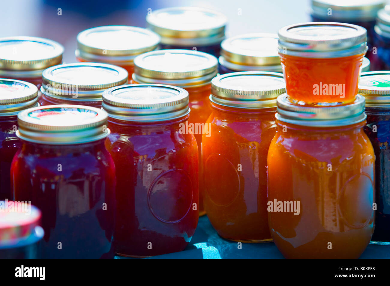 Jars of preserves Stock Photo - Alamy