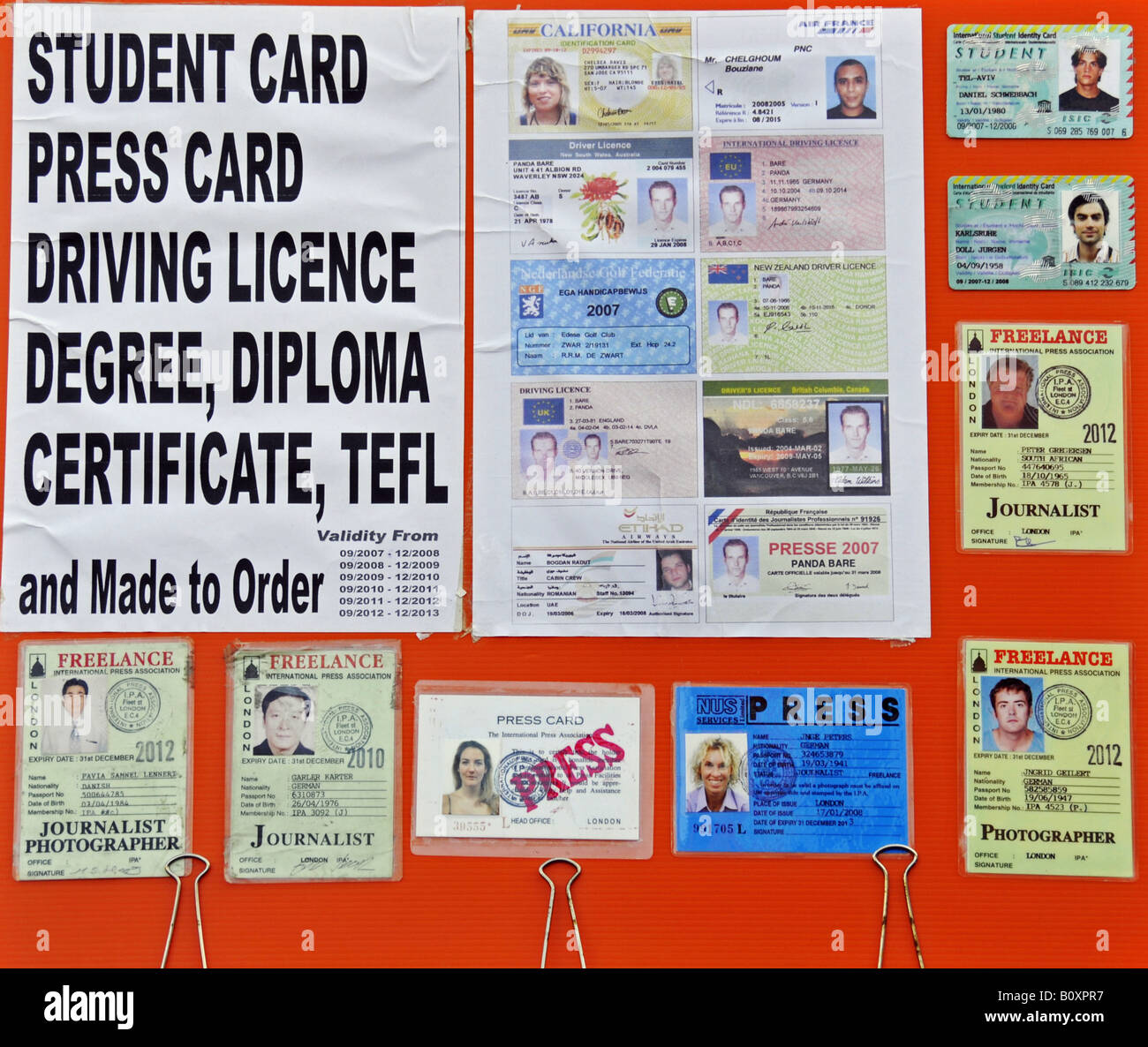 Forged diploma hi-res stock photography and images - Alamy