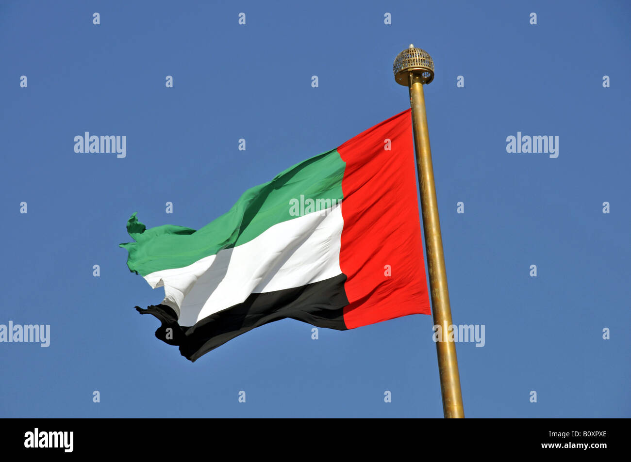 United Arab Emirates national flag, United Arab Emirates Stock Photo ...