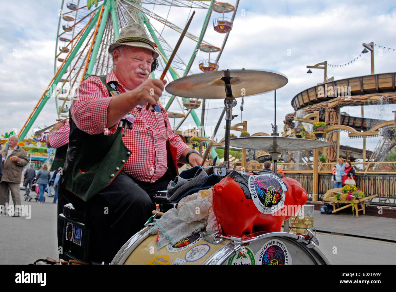 fair at Bad Duerkheim at the Geman Wine Route, largest wine fair of the ...