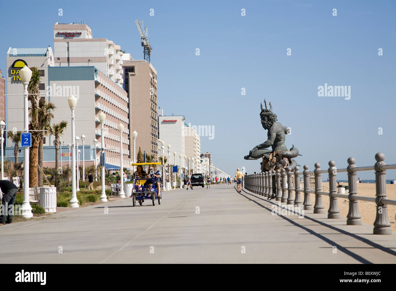 King Neptune statue, Virginia Beach, Virginia, USA Stock Photo - Alamy