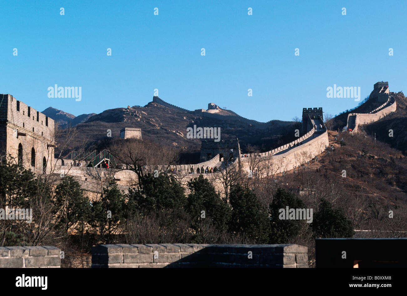 Great Wall, Badaling section, China Stock Photo - Alamy