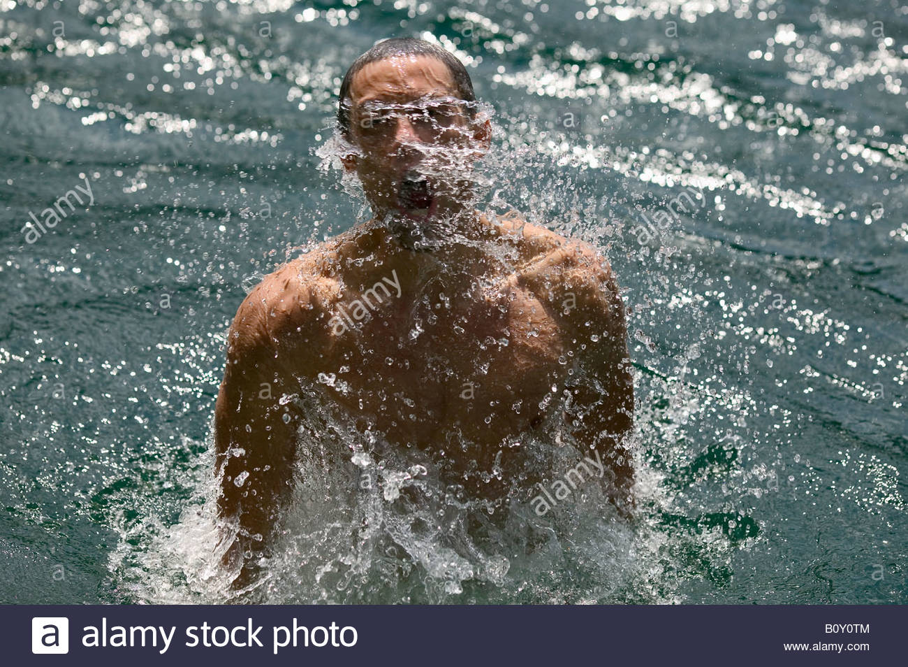 Man Emerging Water High Resolution Stock Photography and Images - Alamy