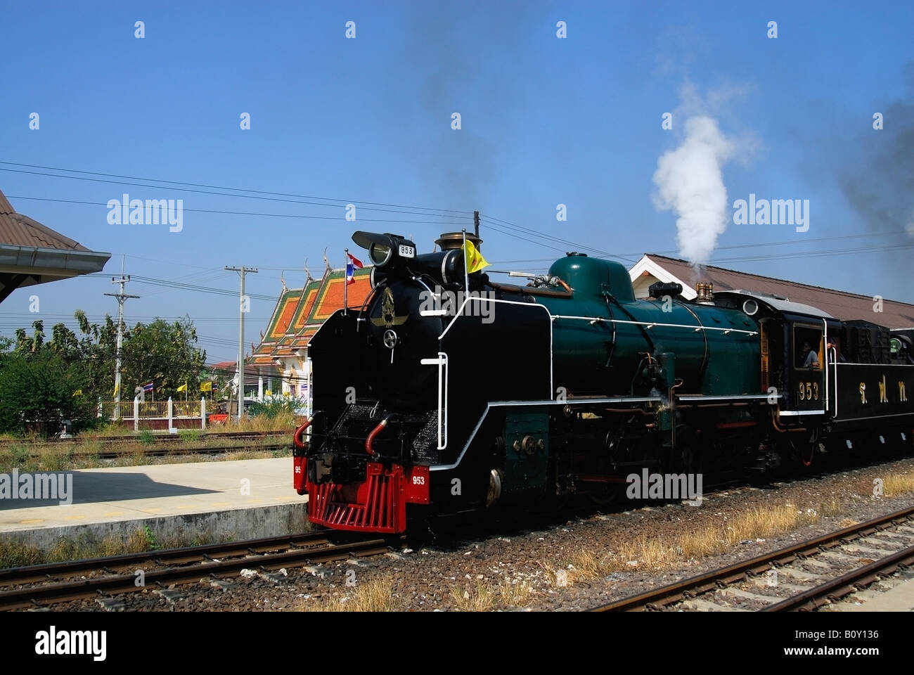 Thailand steam locomotive hi-res stock photography and images - Alamy