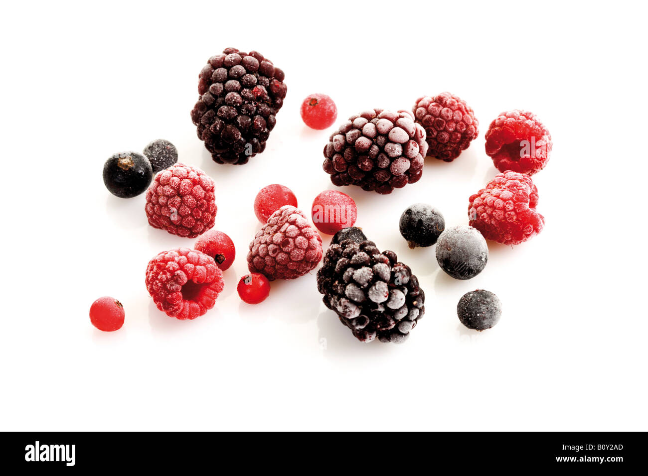Frozen wild berries Stock Photo - Alamy