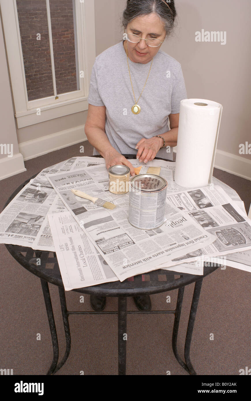 Ready to paint Stock Photo - Alamy