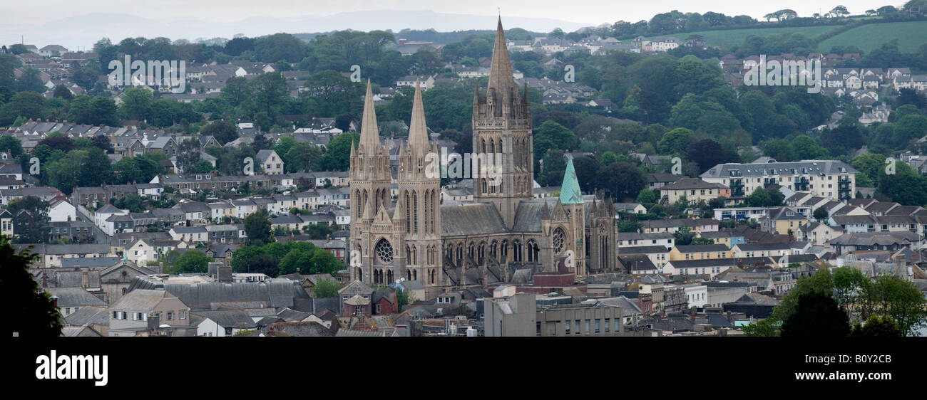 Truro Cathedral Truro Cornwall Britain UK 2008 Stock Photo - Alamy