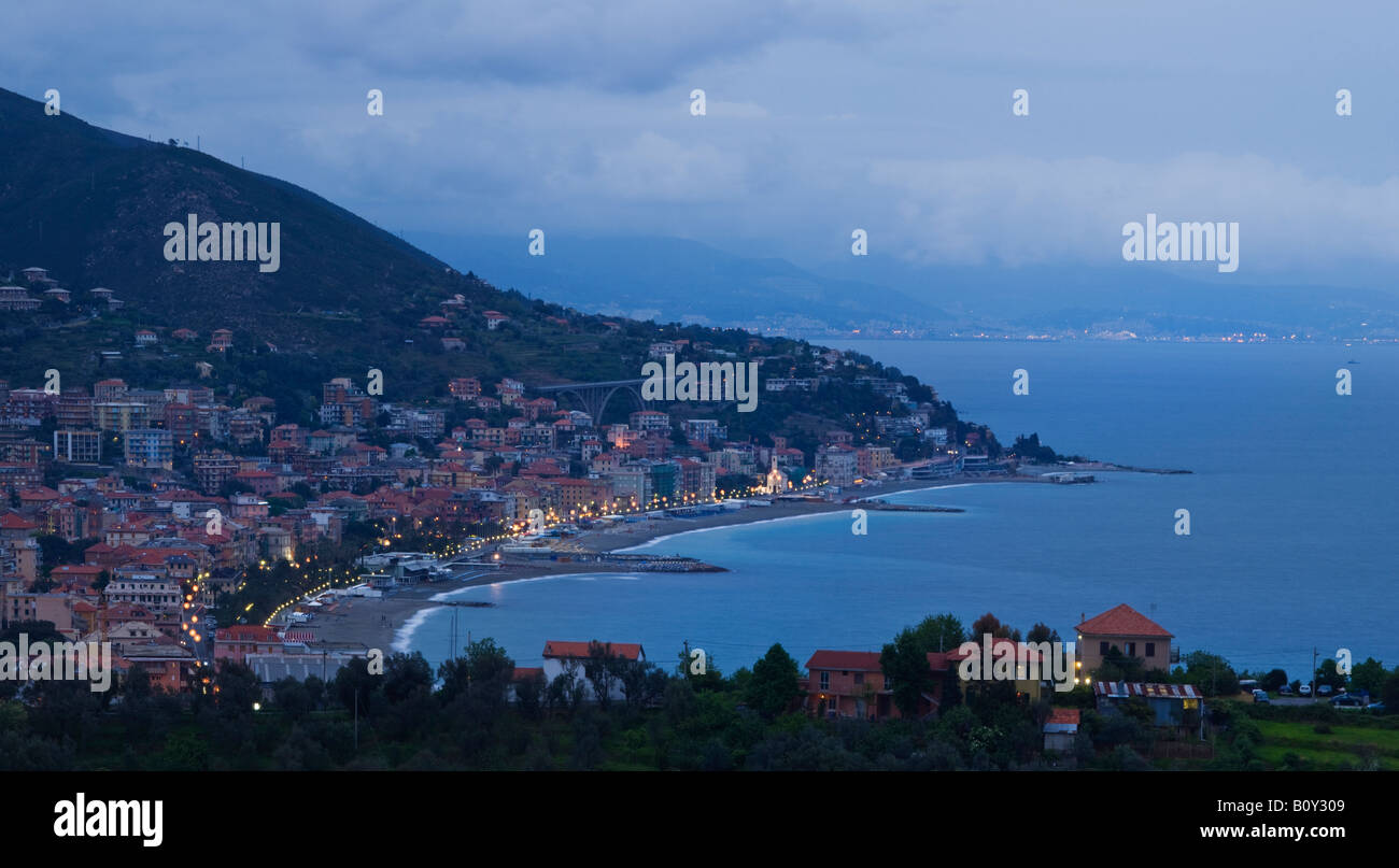 View of Varazze Stock Photo - Alamy