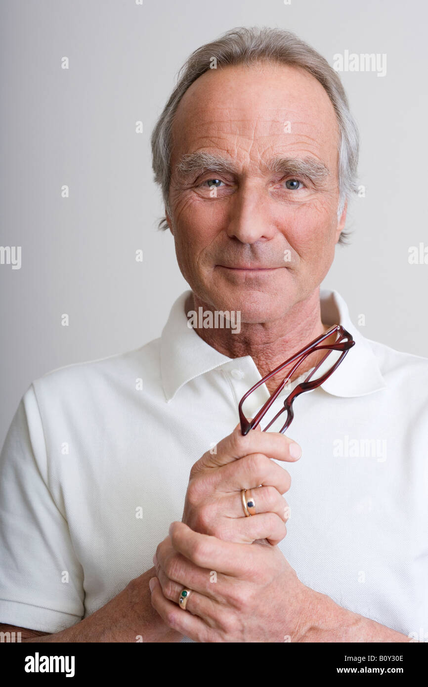 Senior man, portrait Stock Photo - Alamy