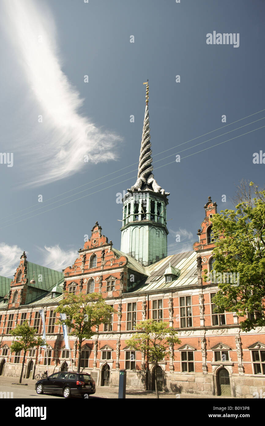 the former Stock Exchange building copenhagen borsen Stock Photo - Alamy