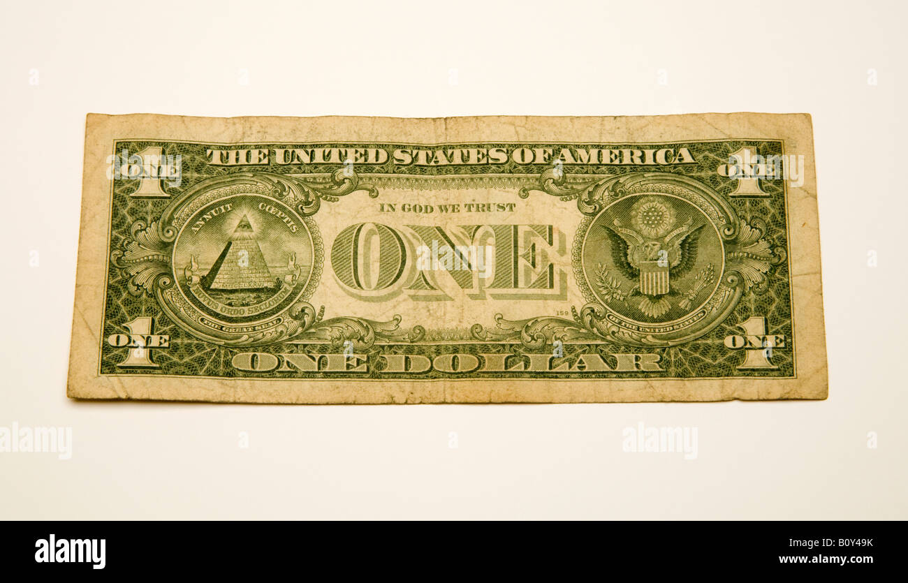 One Dollar Note Stock Photo - Alamy