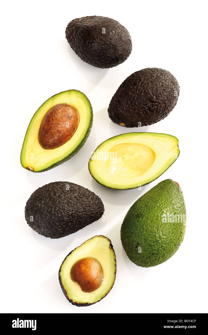 Avocado delicious fruit Cut Out Stock Images & Pictures - Alamy