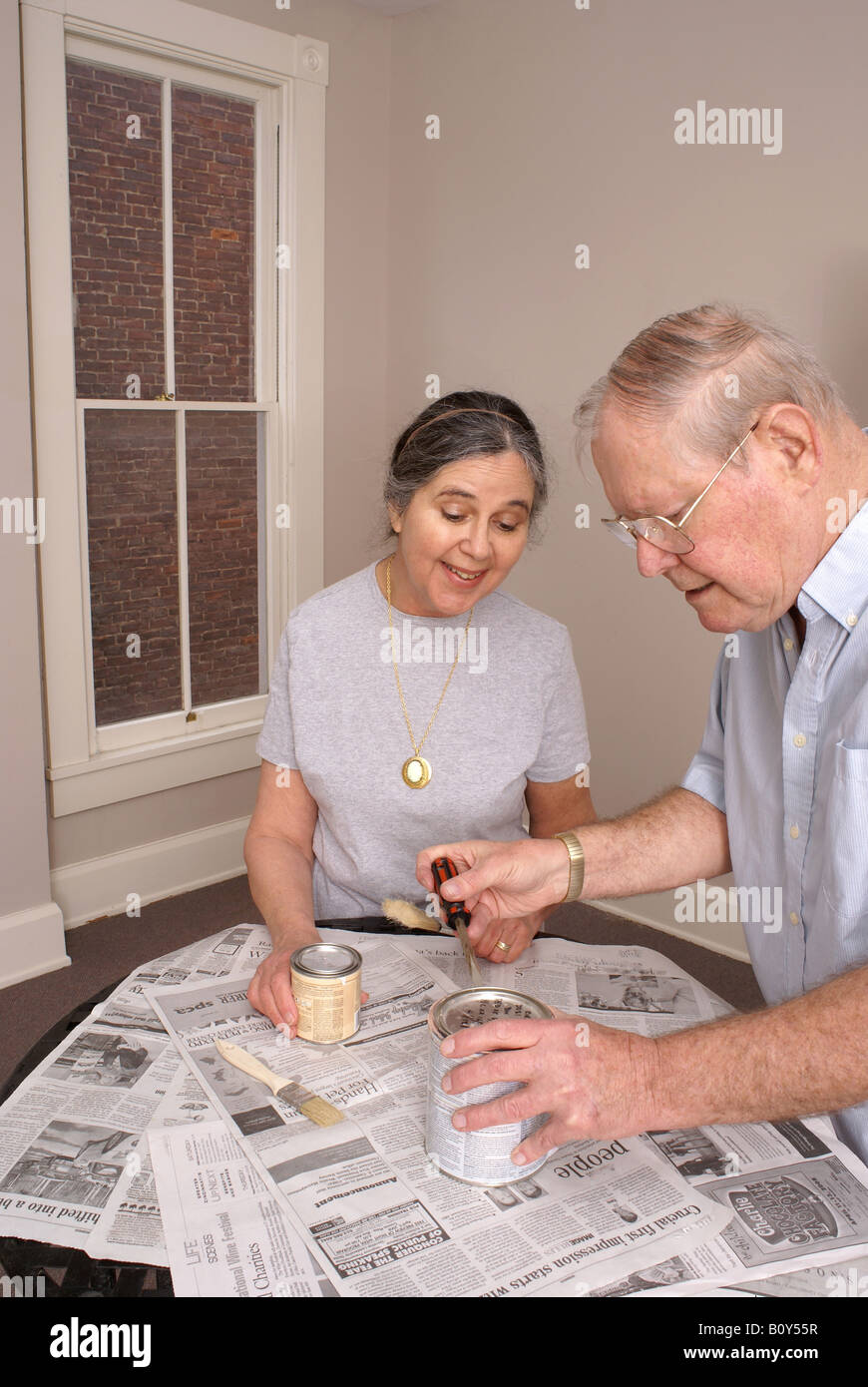 Ready to Paint Stock Photo - Alamy