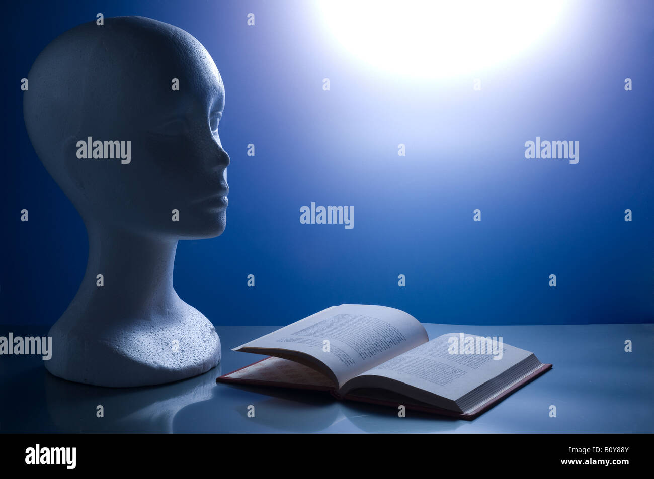 Isolated table with textbooks hi-res stock photography and images - Alamy