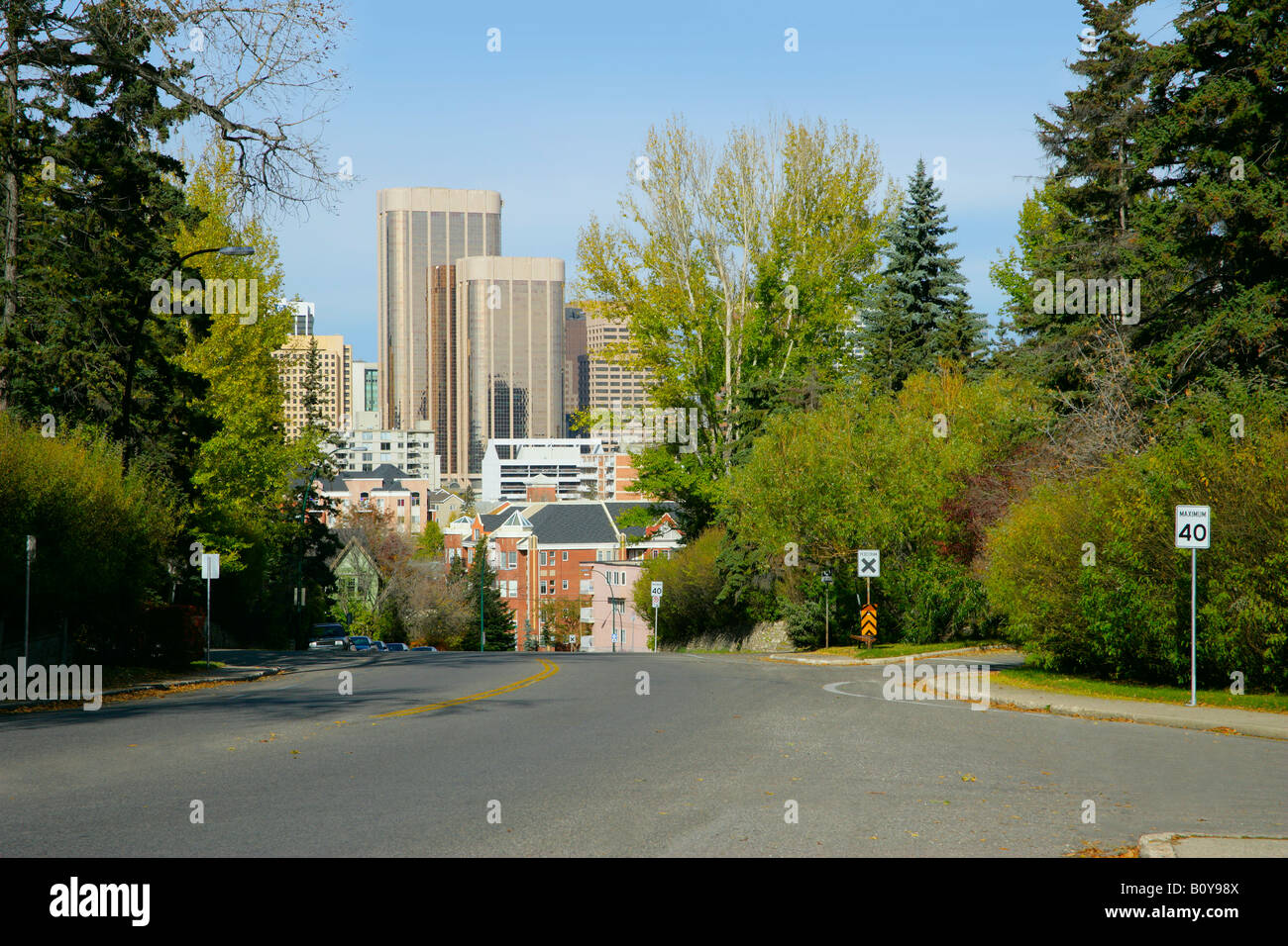 A city road Stock Photo - Alamy