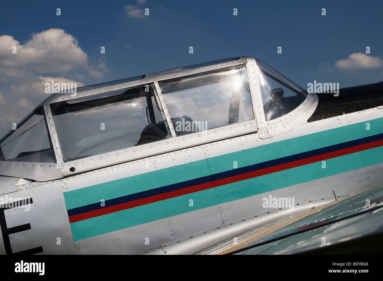 De Havilland DHC 1 Chipmunk trainer Popham Hampshire Stock Photo - Alamy