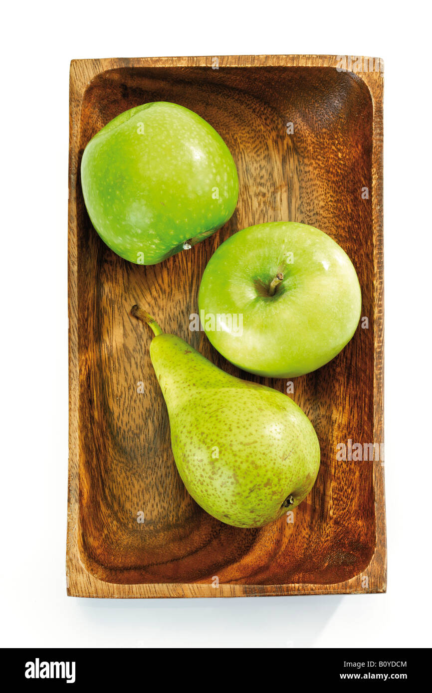 3 green apples hi-res stock photography and images - Alamy