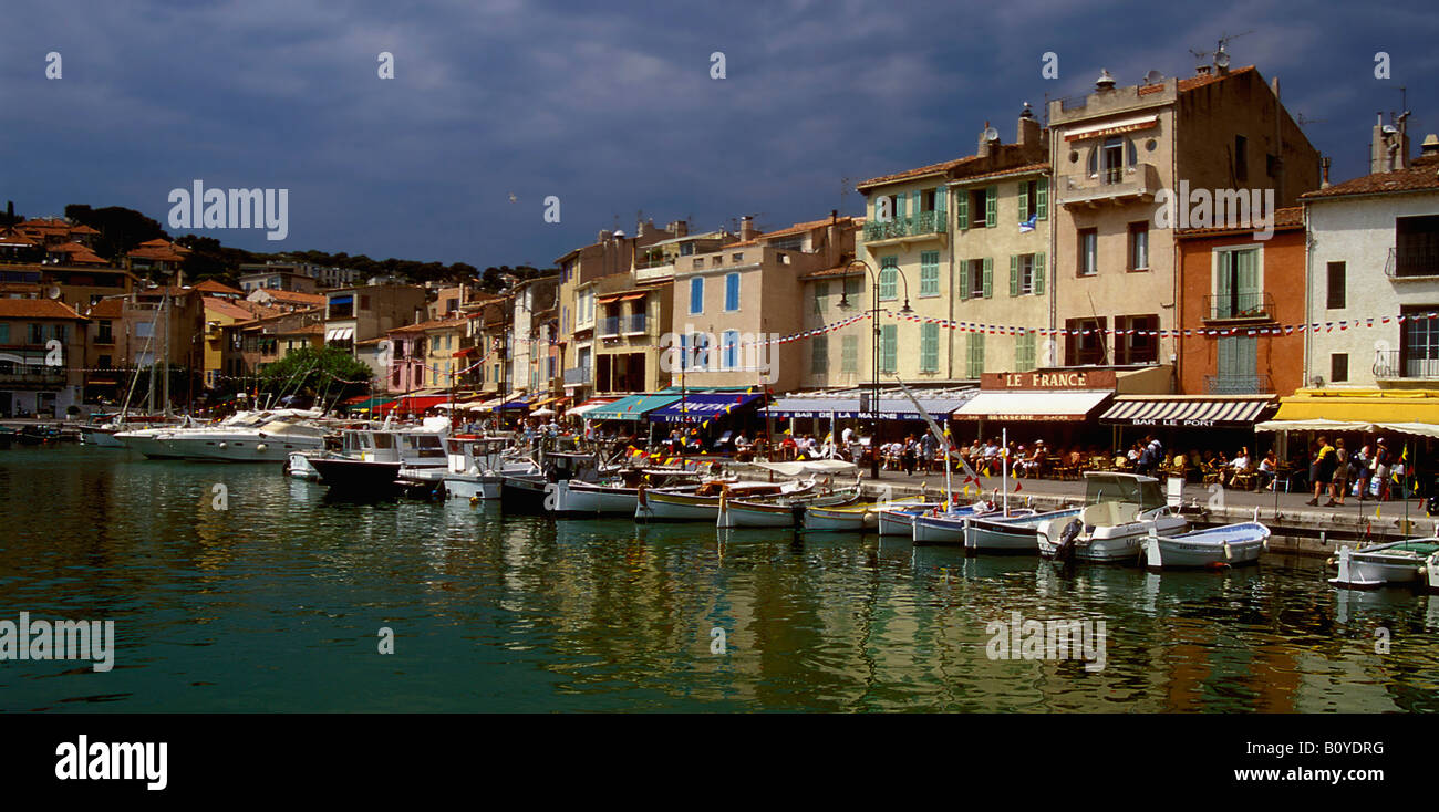 boats in the harbour of Cassis, France, Provence Stock Photo - Alamy