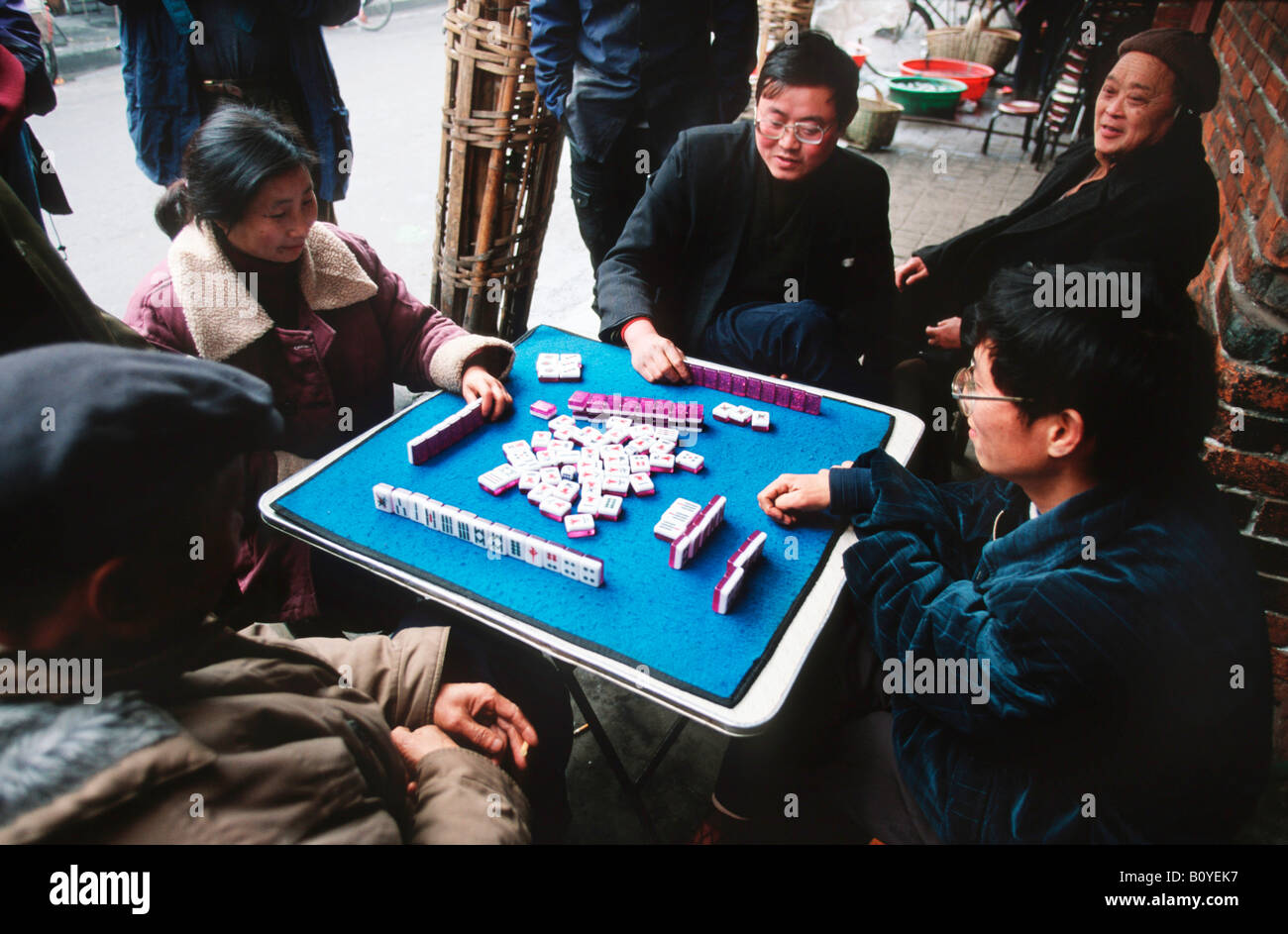 China four men hi-res stock photography and images - Alamy