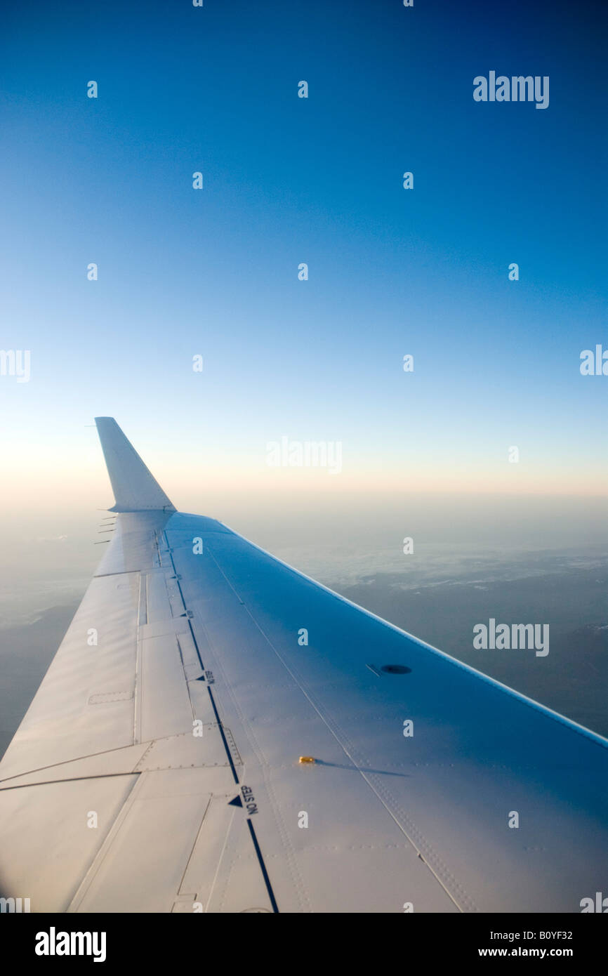 Aircraft in flight, close-up Stock Photo - Alamy