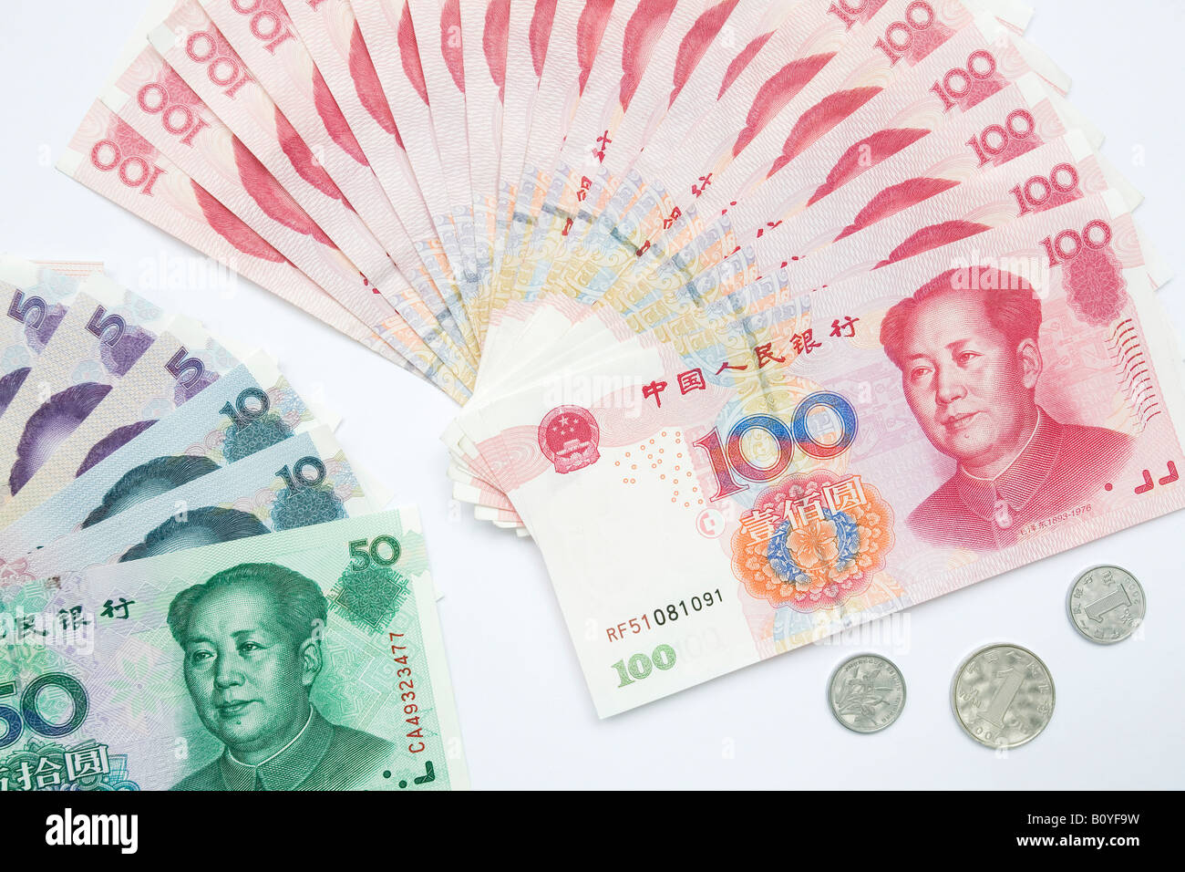 Renminbi, Chinese currency, close up Stock Photo - Alamy