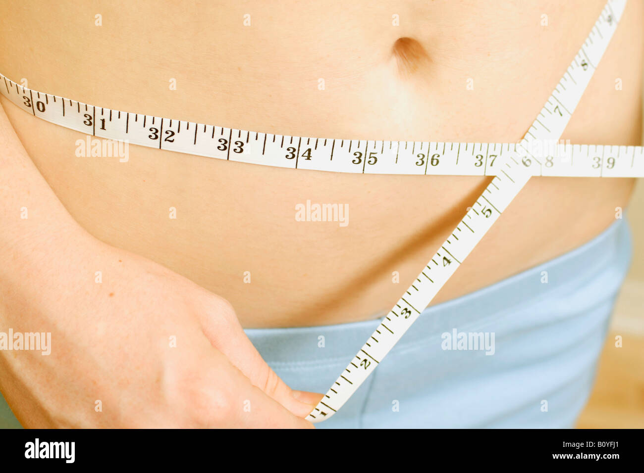Waist measurement on fit hi-res stock photography and images - Alamy