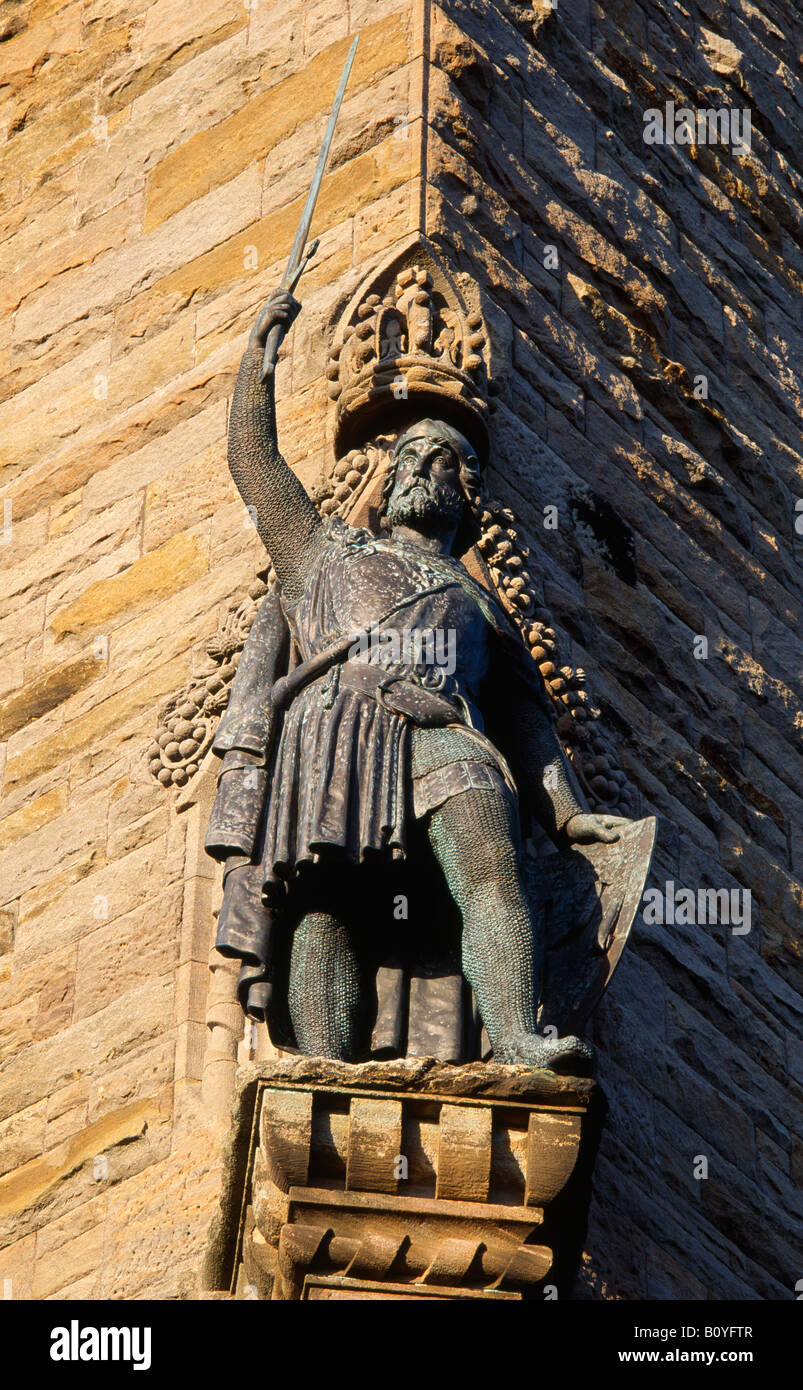The National Wallace Monument, Stirling, Scotland, UK. Statue of Sir ...