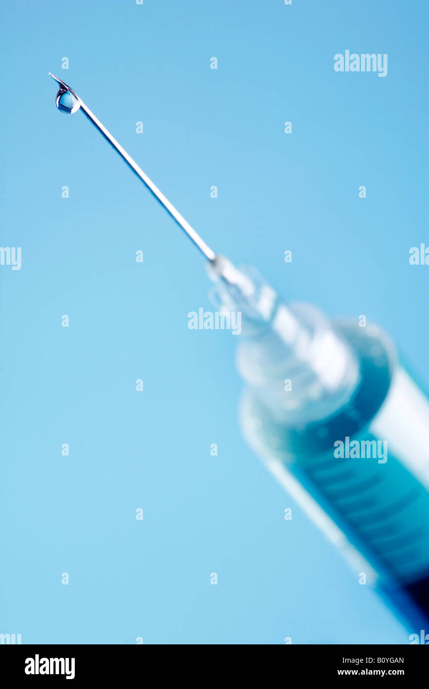 Medical syringe, close up Stock Photo - Alamy