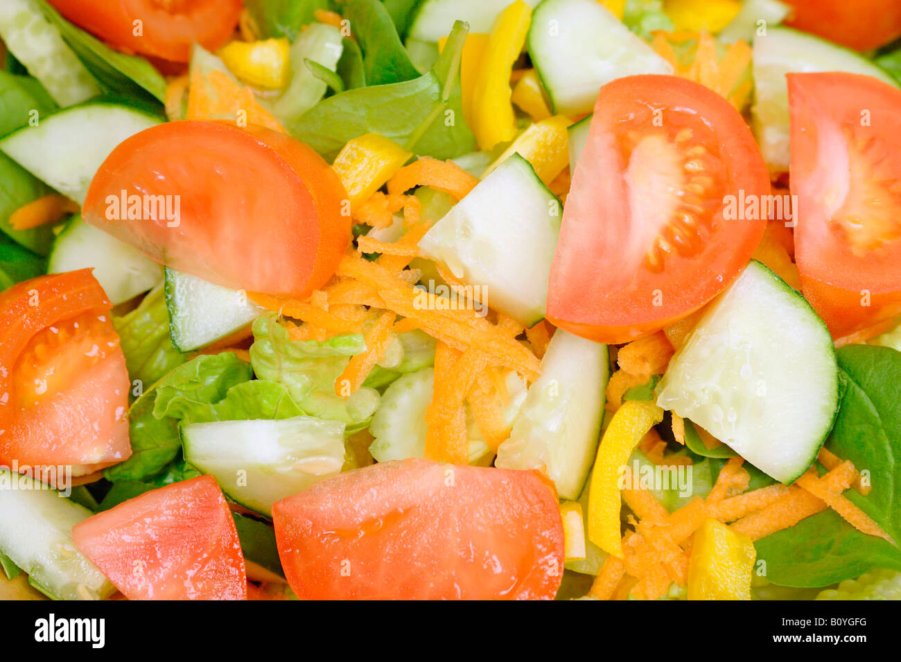 Closeup of a fresh salad Stock Photo - Alamy