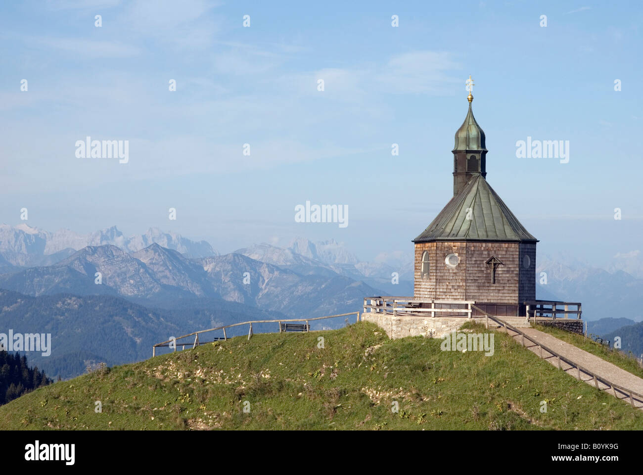 Germany, Bavaria, Wallberg, chapel Stock Photo - Alamy