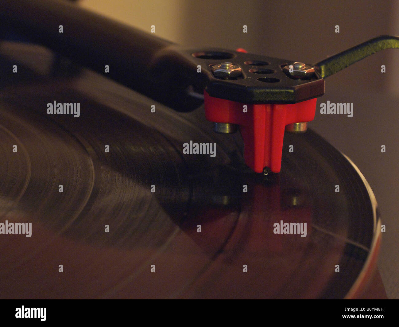 Closeup of phonograph needle on a record album Stock Photo - Alamy