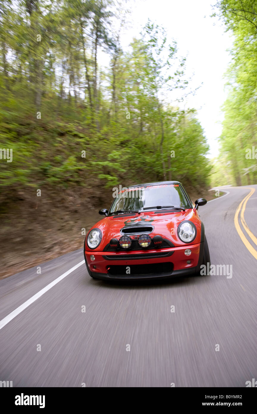 MINI Cooper S on a country road Stock Photo - Alamy