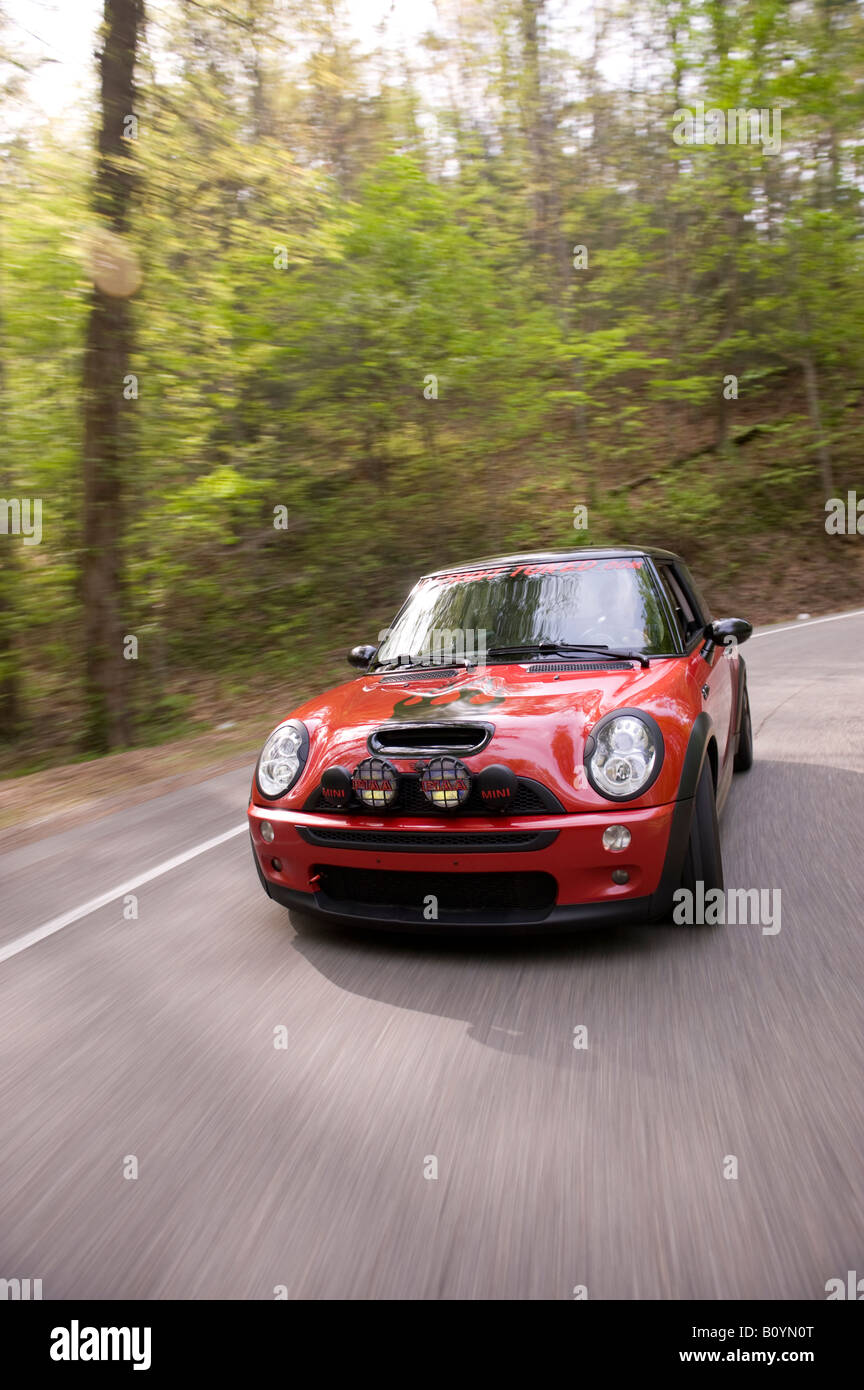 MINI Cooper S on a country road Stock Photo - Alamy