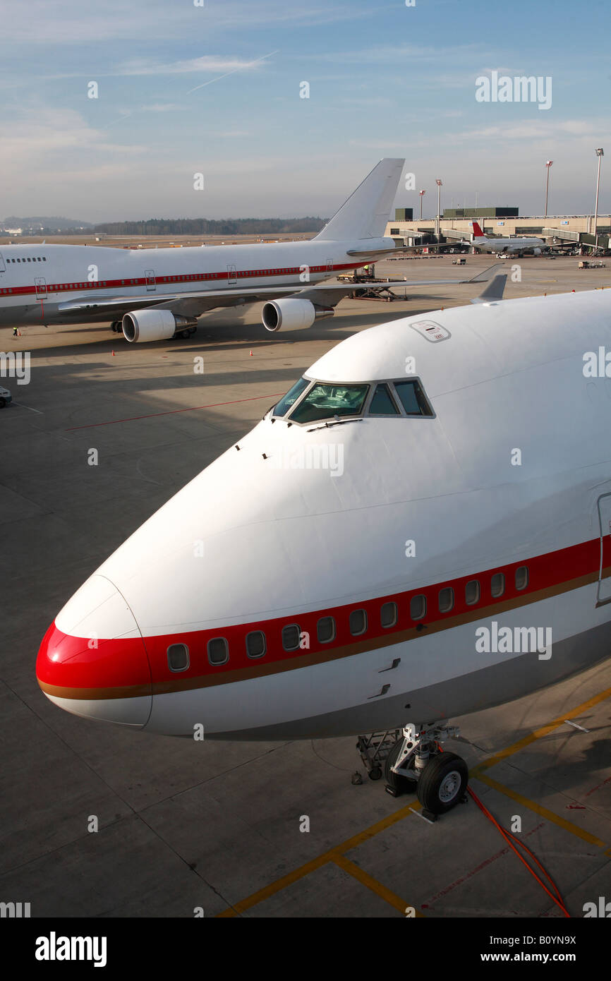 Jets on runway Stock Photo - Alamy