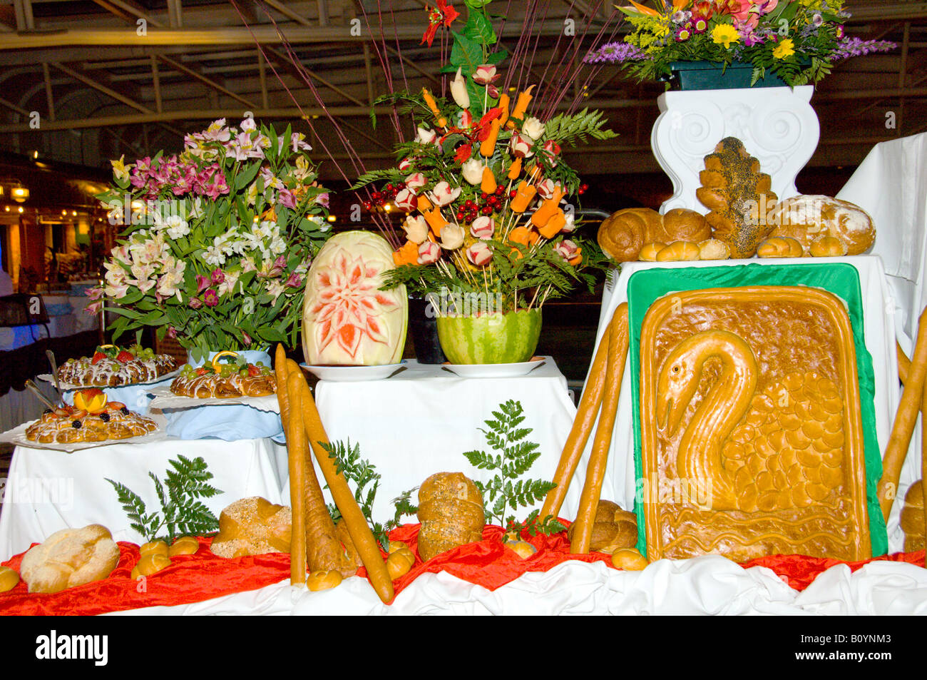 Buffet table display on holland hi-res stock photography and images - Alamy