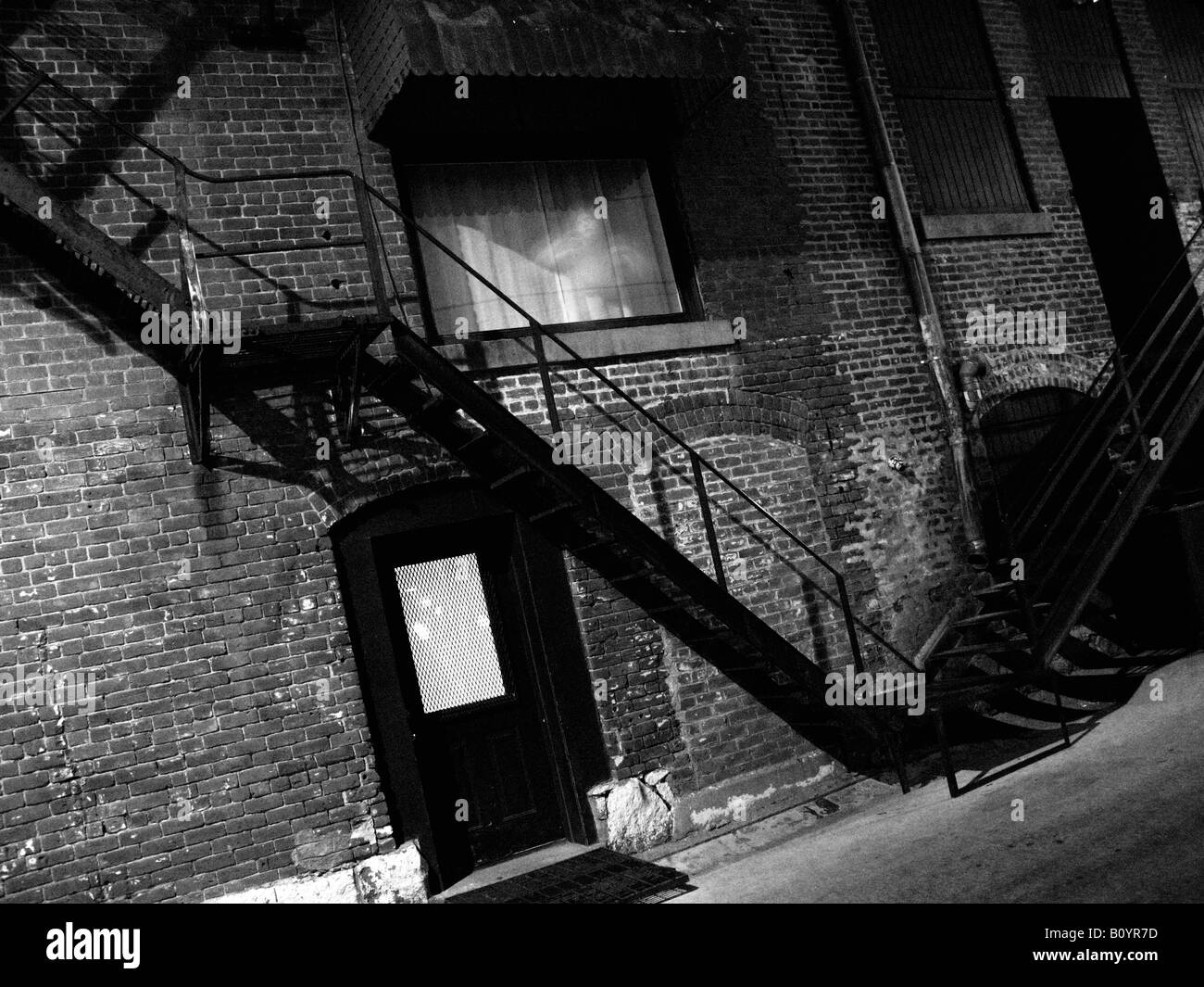 Ghost of woman in window Stock Photo - Alamy