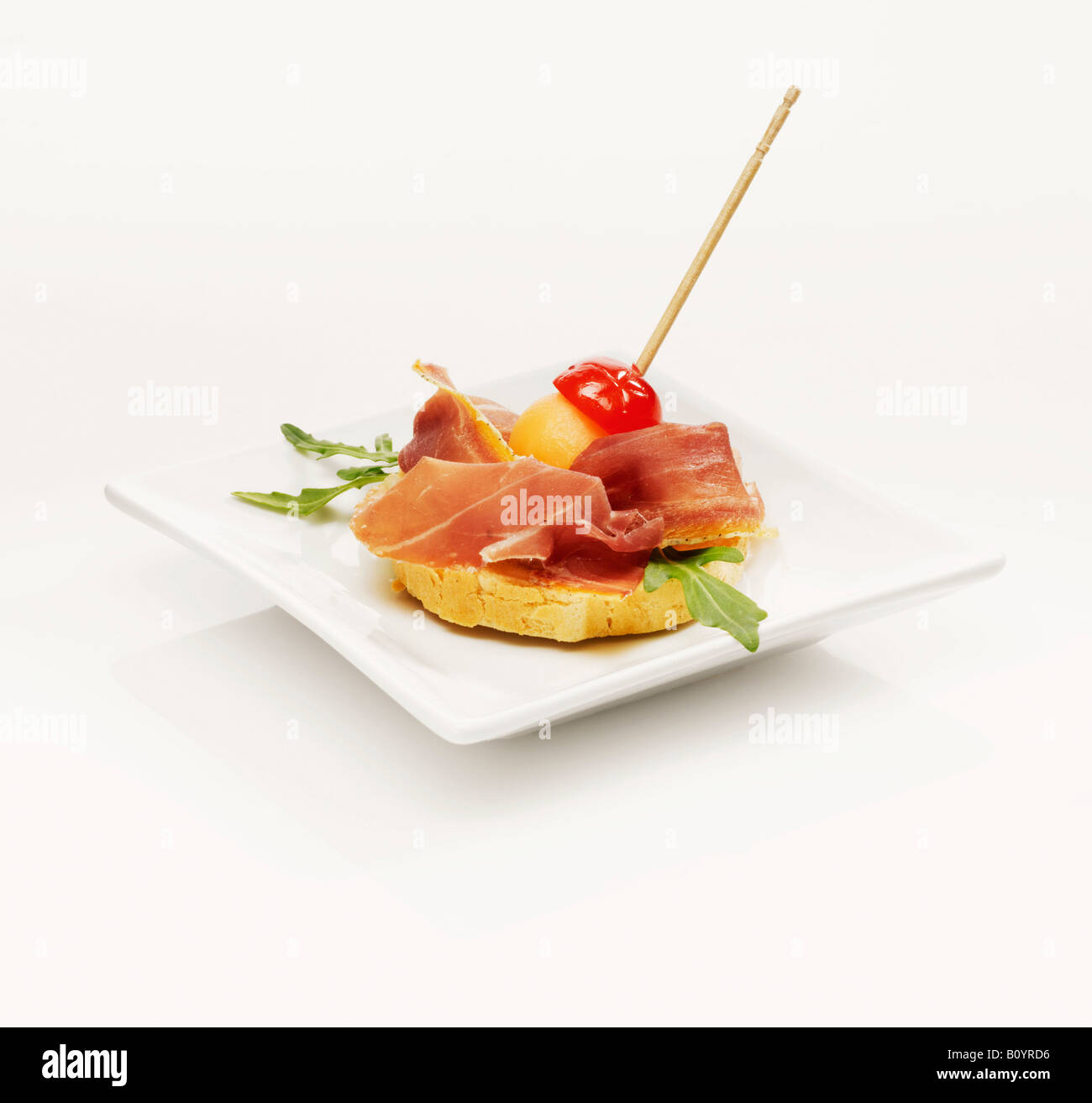 Sandwich with serrano ham Stock Photo - Alamy
