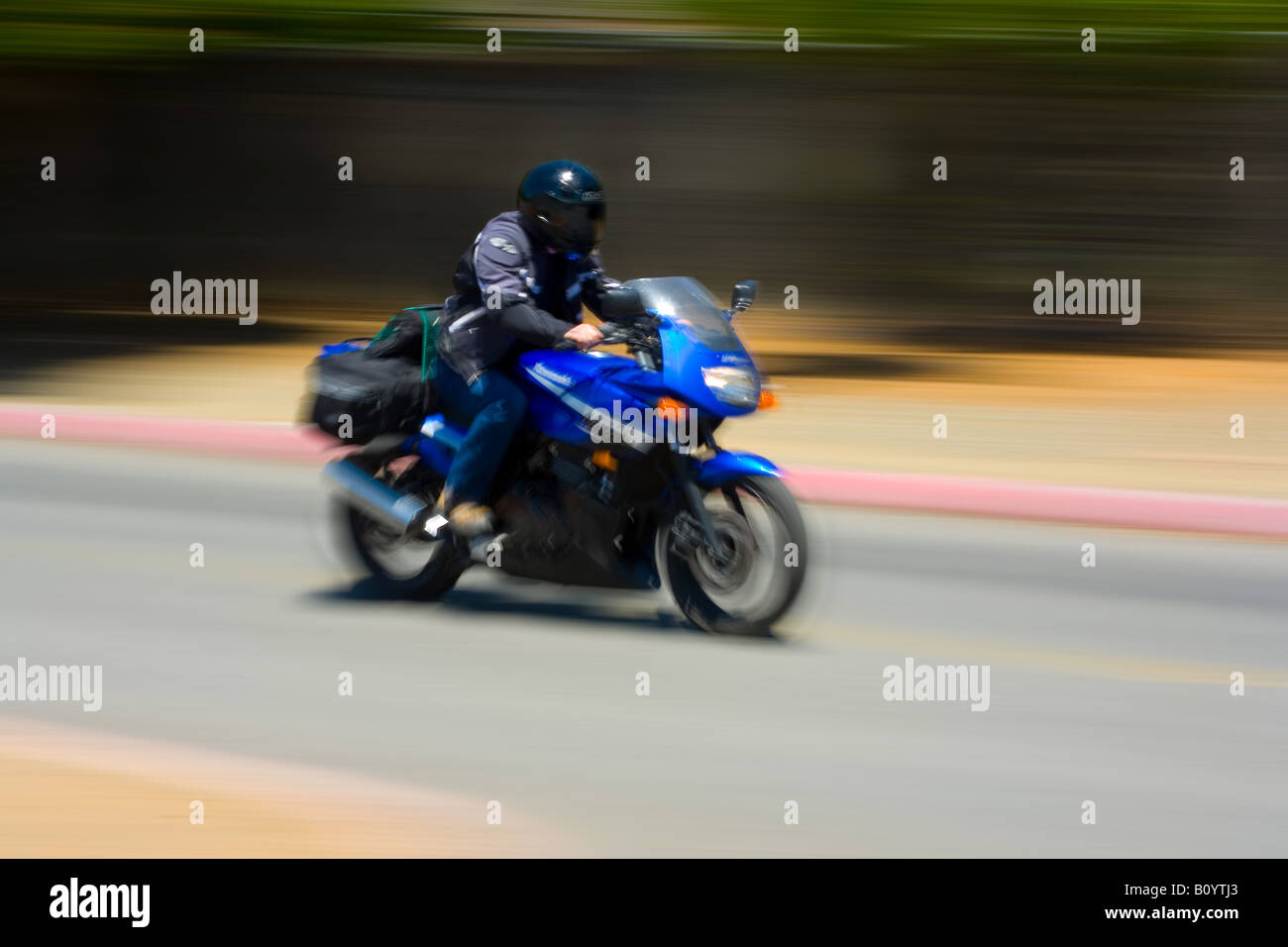 man on a motorcycle Stock Photo - Alamy