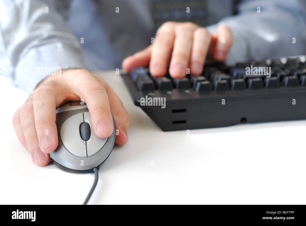 Office work computer closeup hi-res stock photography and images - Alamy