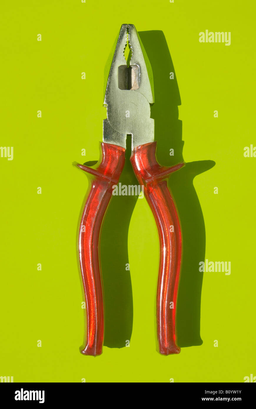 Pliers, elevated view Stock Photo - Alamy