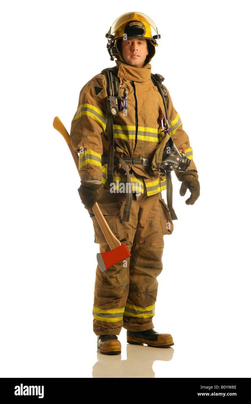 Male fireman hi-res stock photography and images - Alamy