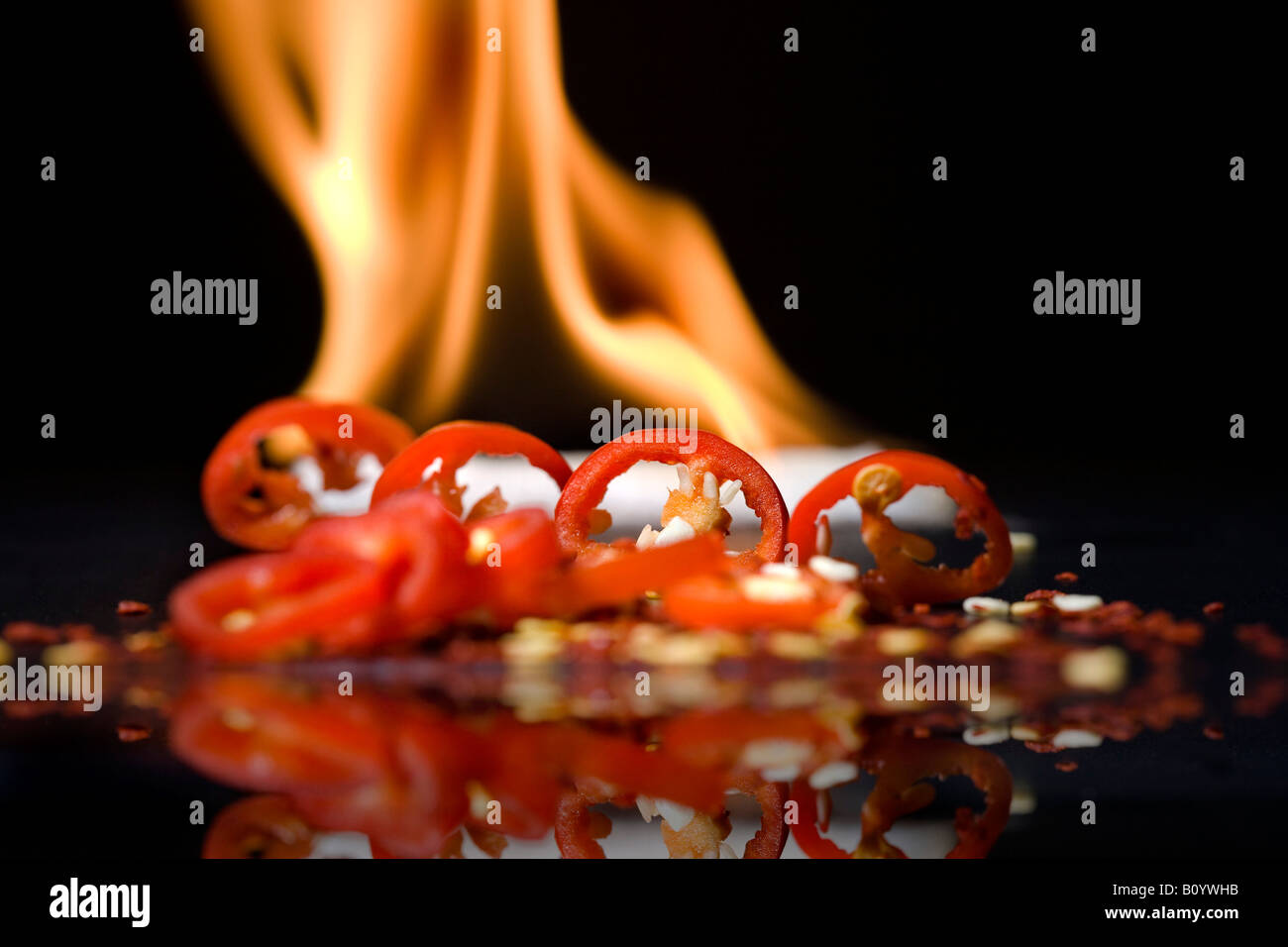Chili Pepper Fire High Resolution Stock Photography and Images - Alamy